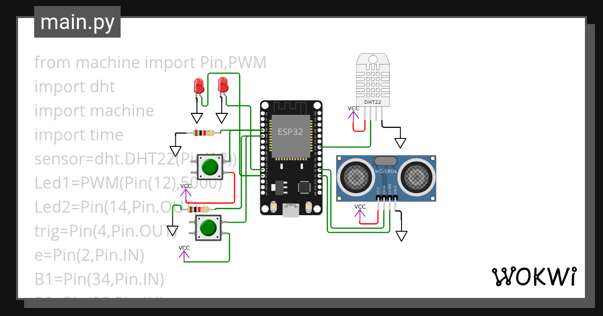 Pyca1 - Wokwi ESP32, STM32, Arduino Simulator