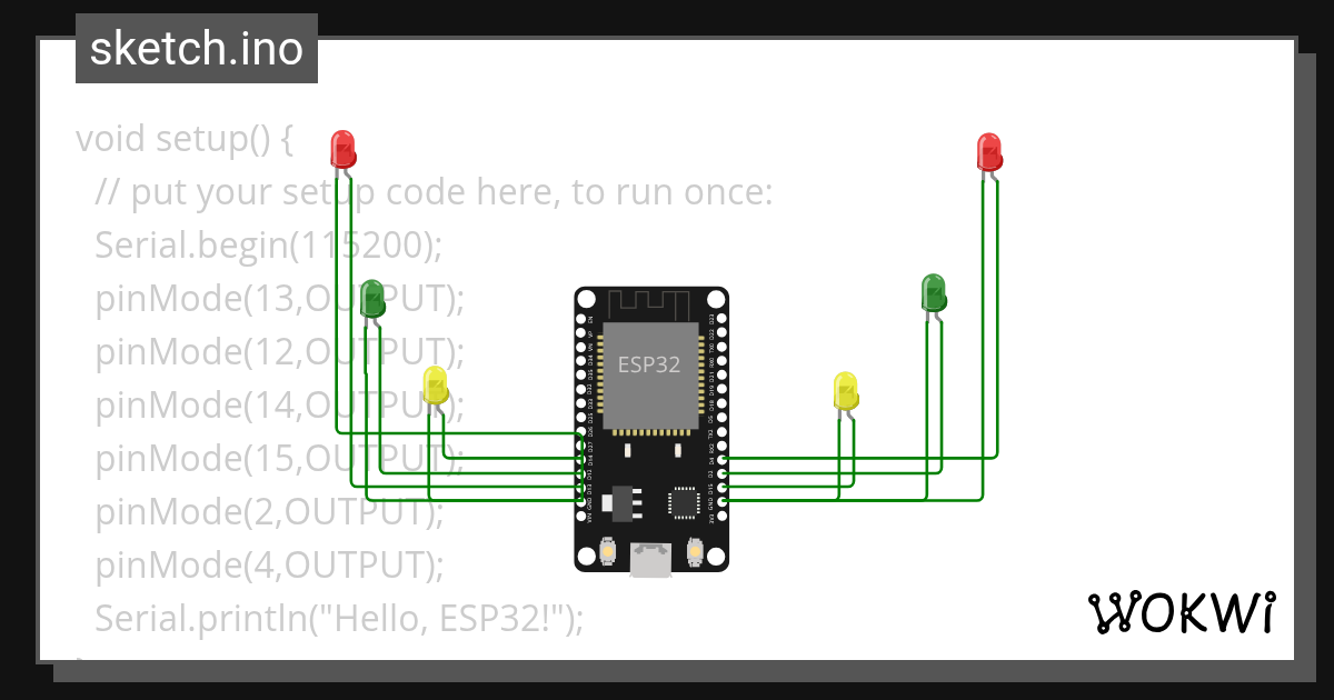 EX-3(20) - Wokwi ESP32, STM32, Arduino Simulator