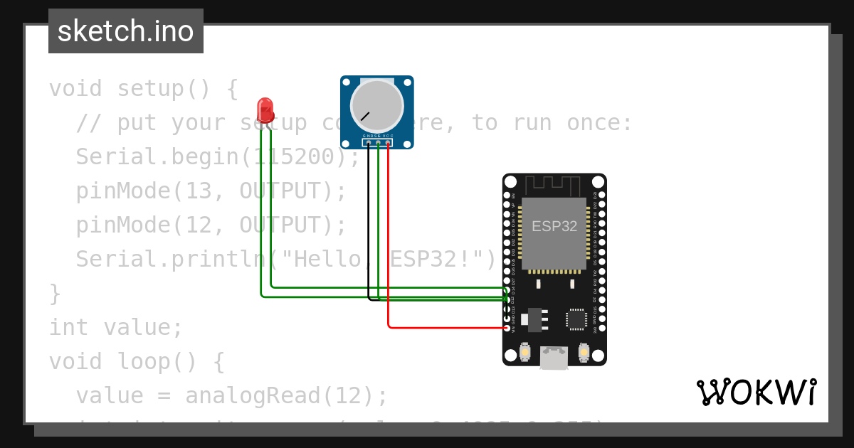 Ex3 Wokwi Esp32 Stm32 Arduino Simulator 