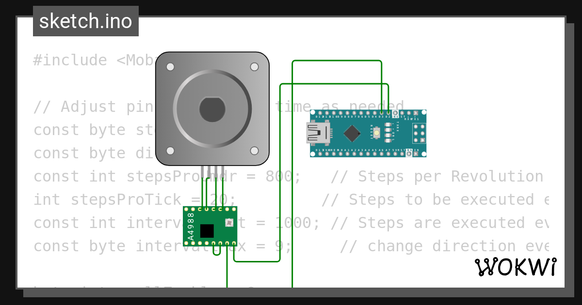 Mobatools Stepper Wokwi Esp32 Stm32 Arduino Simulator 7984