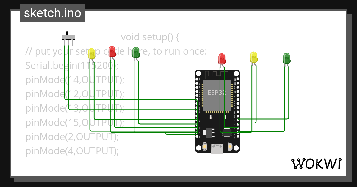 Traffic Wokwi Esp32 Stm32 Arduino Simulator 0606