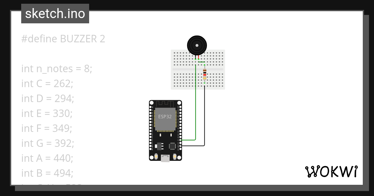 Buzzer - Wokwi ESP32, STM32, Arduino Simulator Buzzer - Wokwi ESP32, STM32, Arduino Simulator