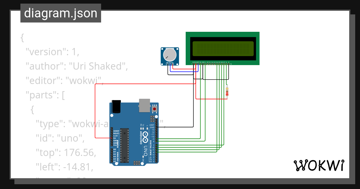 display lcd contador - Wokwi ESP32, STM32, Arduino Simulator