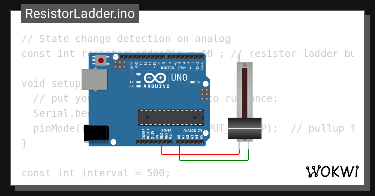 Resistor Ladder Wokwi Esp32 Stm32 Arduino Simulator