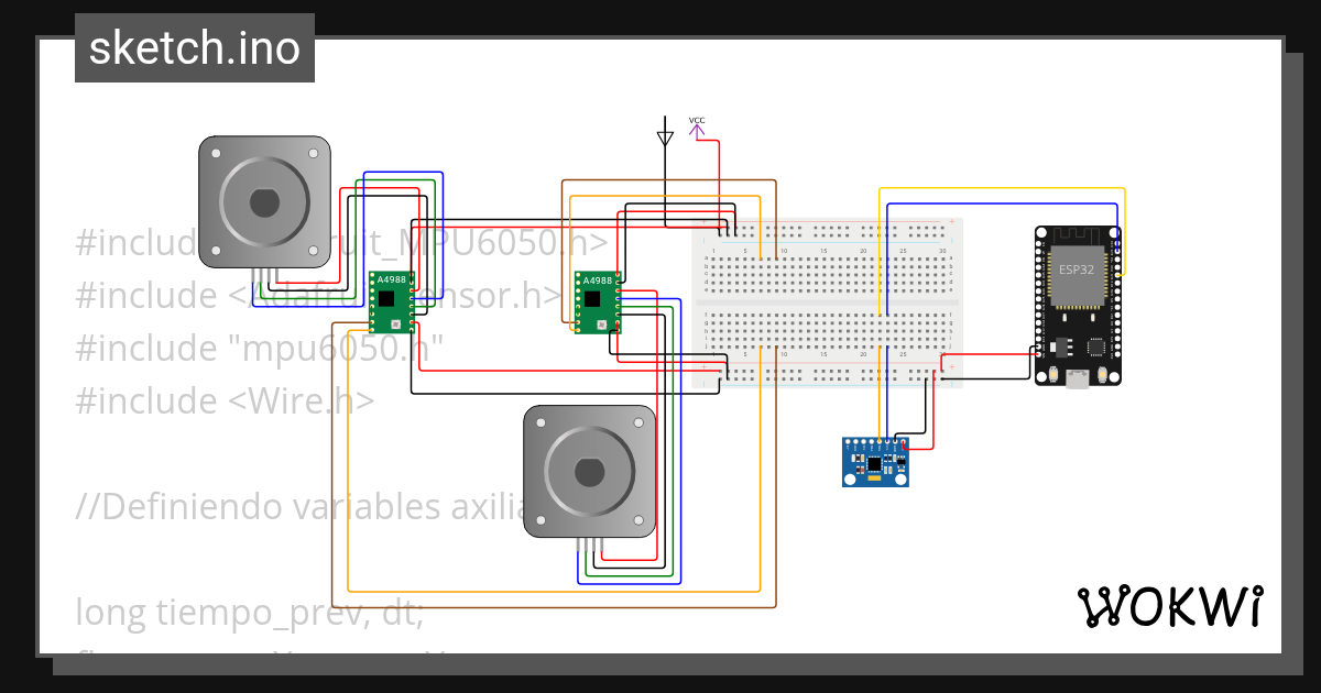 robot - Wokwi ESP32, STM32, Arduino Simulator