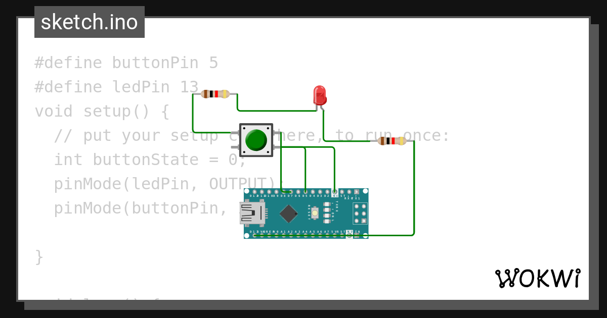 Button To Ve Wokwi Esp32 Stm32 Arduino Simulator