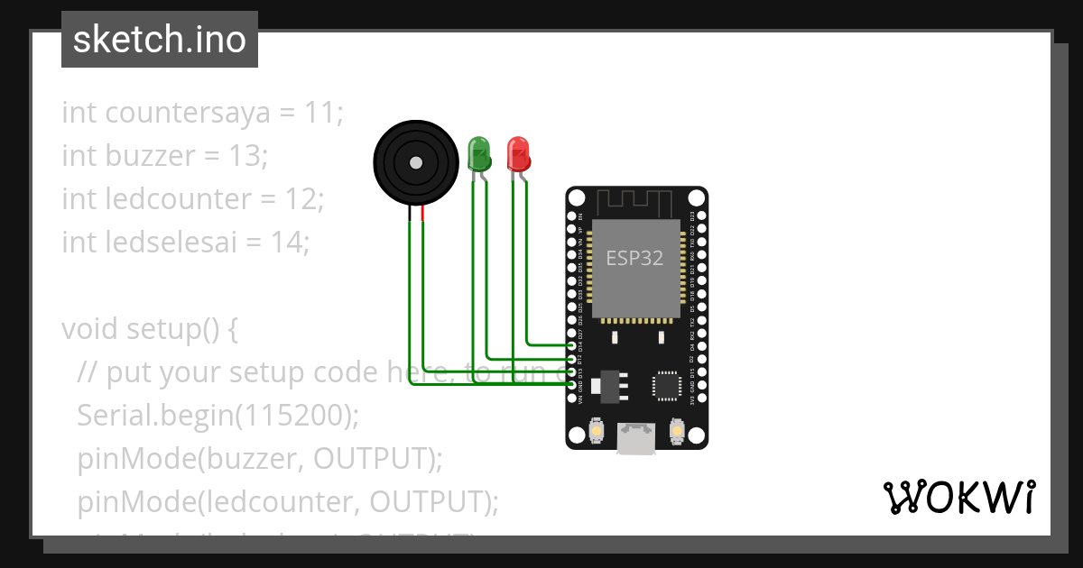 Tugas1 Wokwi Esp32 Stm32 Arduino Simulator 