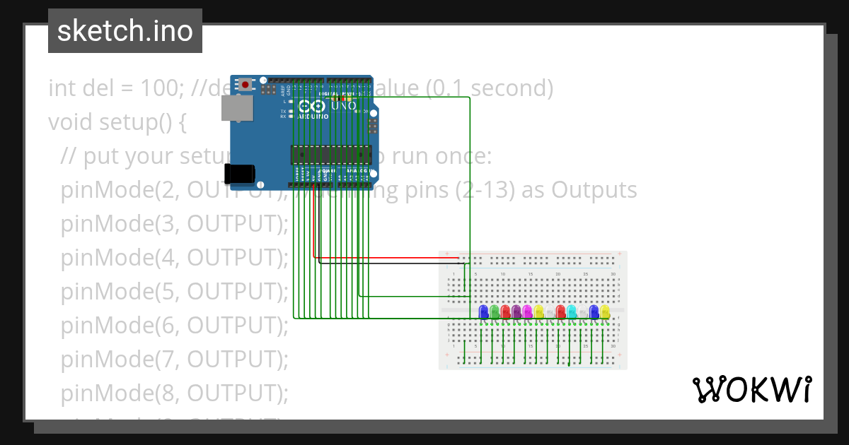 Running_Lights. Copy - Wokwi ESP32, STM32, Arduino Simulator