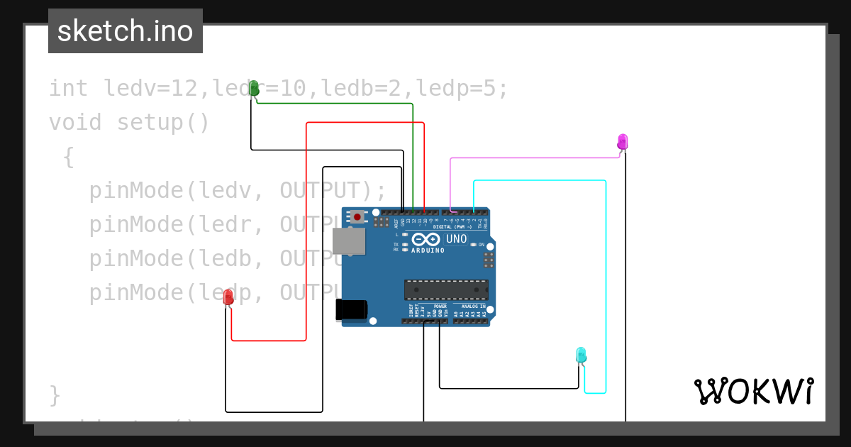 Commande Moteur L298 Wokwi Esp32 Stm32 Arduino Simulator 5333