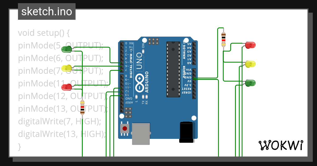 projek traffic lights r.2 - Wokwi ESP32, STM32, Arduino Simulator