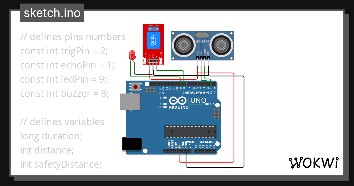 Rio ultrasonic - Wokwi ESP32, STM32, Arduino Simulator