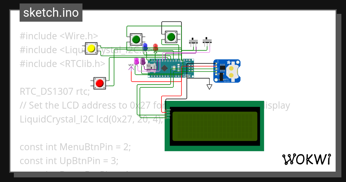 alarm - Wokwi ESP32, STM32, Arduino Simulator
