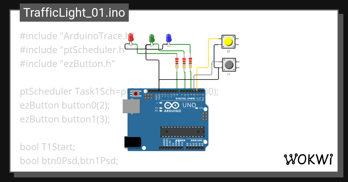 Trafficlight01 Copy Wokwi Esp32 Stm32 Arduino Simulator