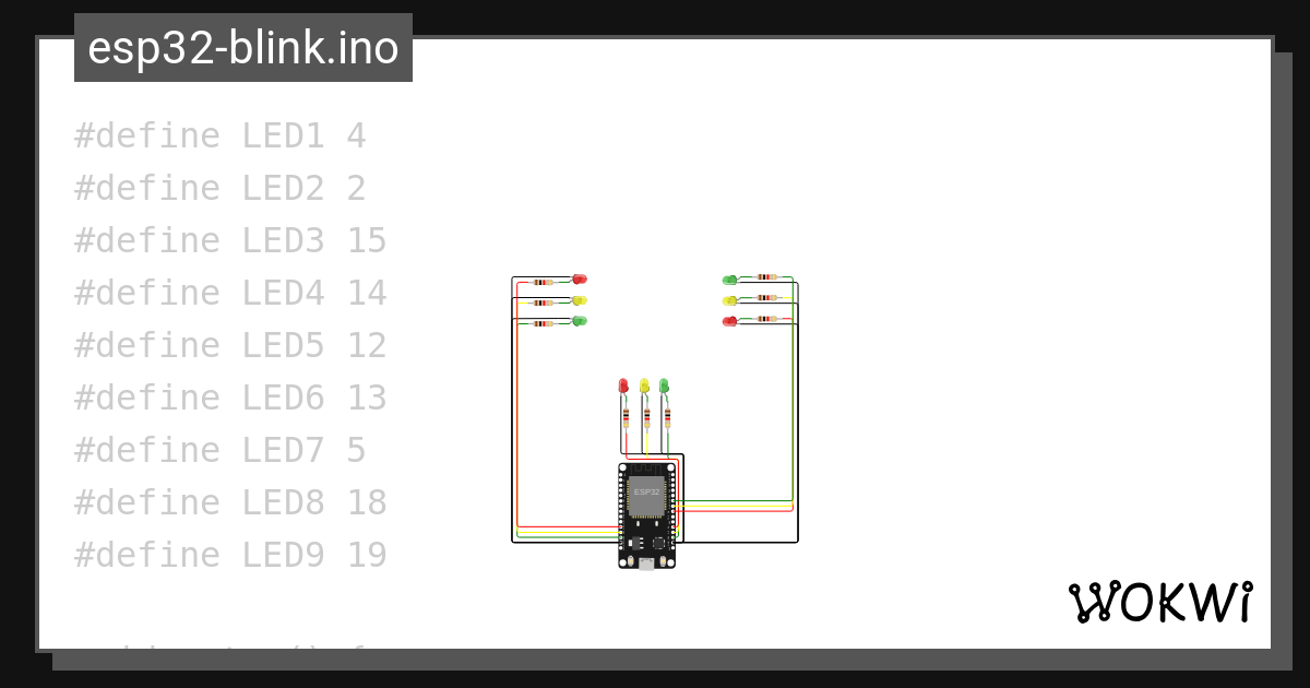 Lampu Lalu Lintas Pertigaan Projek Informatika Copy Copy Wokwi Esp32 Stm32 Arduino Simulator 3948