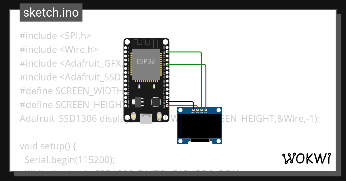 Oledcircle Wokwi Esp32 Stm32 Arduino Simulator