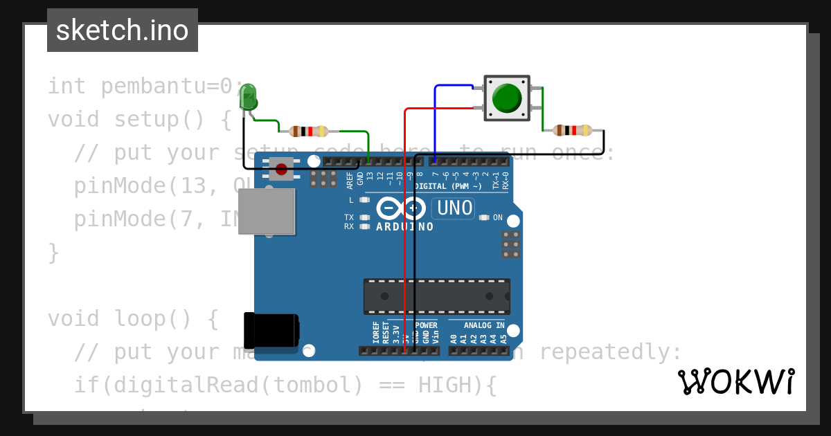 Latihan 1 Wokwi Esp32 Stm32 Arduino Simulator 1872