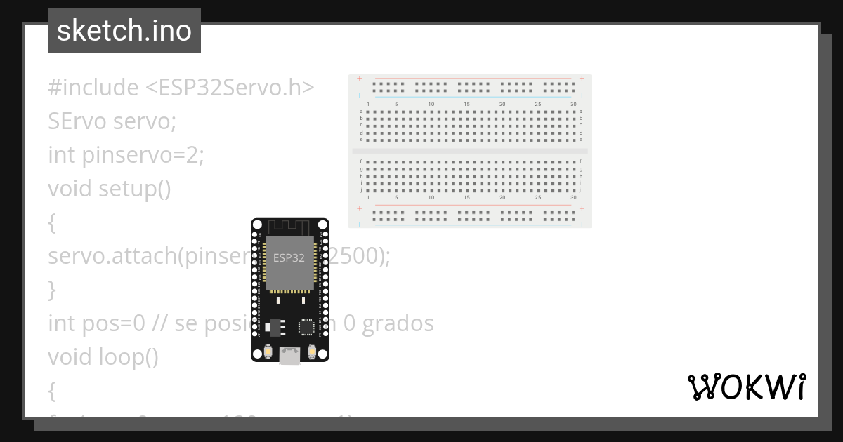 david el guapo - Wokwi ESP32, STM32, Arduino Simulator