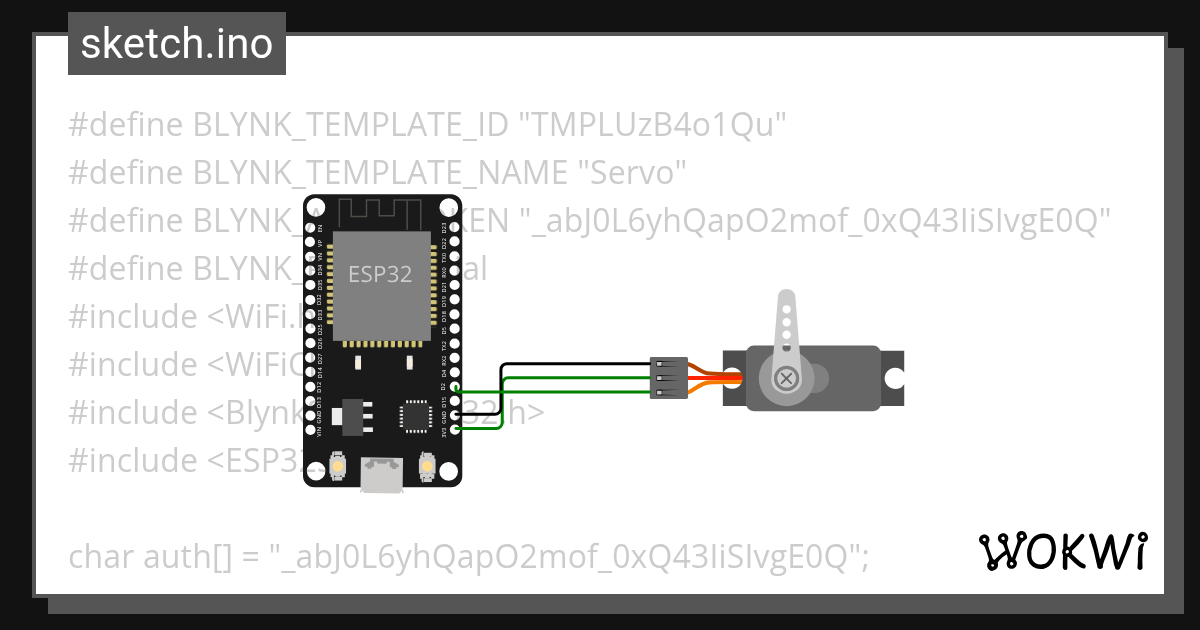 Servo - Wokwi ESP32, STM32, Arduino Simulator