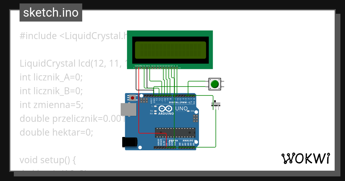 Licznik Wokwi Arduino And Esp32 Simulator