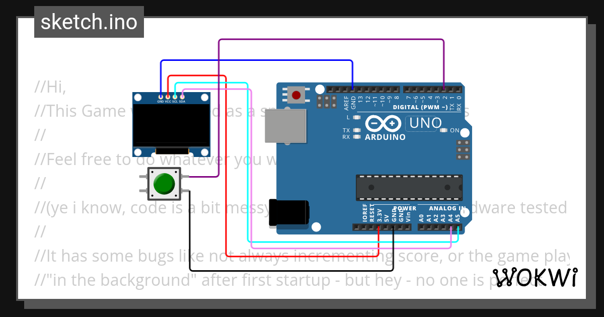Don't Crash the Cat - The Game Copy - Wokwi ESP32, STM32, Arduino Simulator