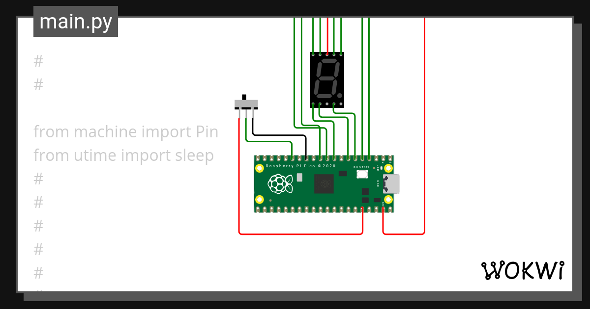 Contador hexadecimal (ascendente/descendente) - Wokwi ESP32, STM32, Arduino Simulator
