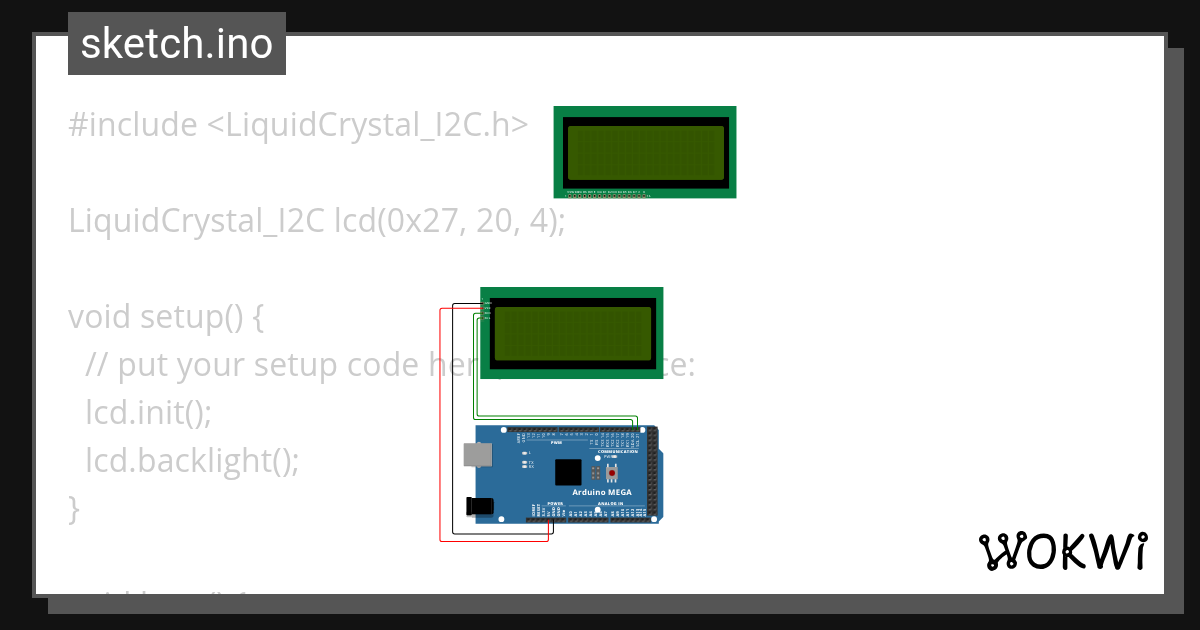 LCD - Wokwi ESP32, STM32, Arduino Simulator