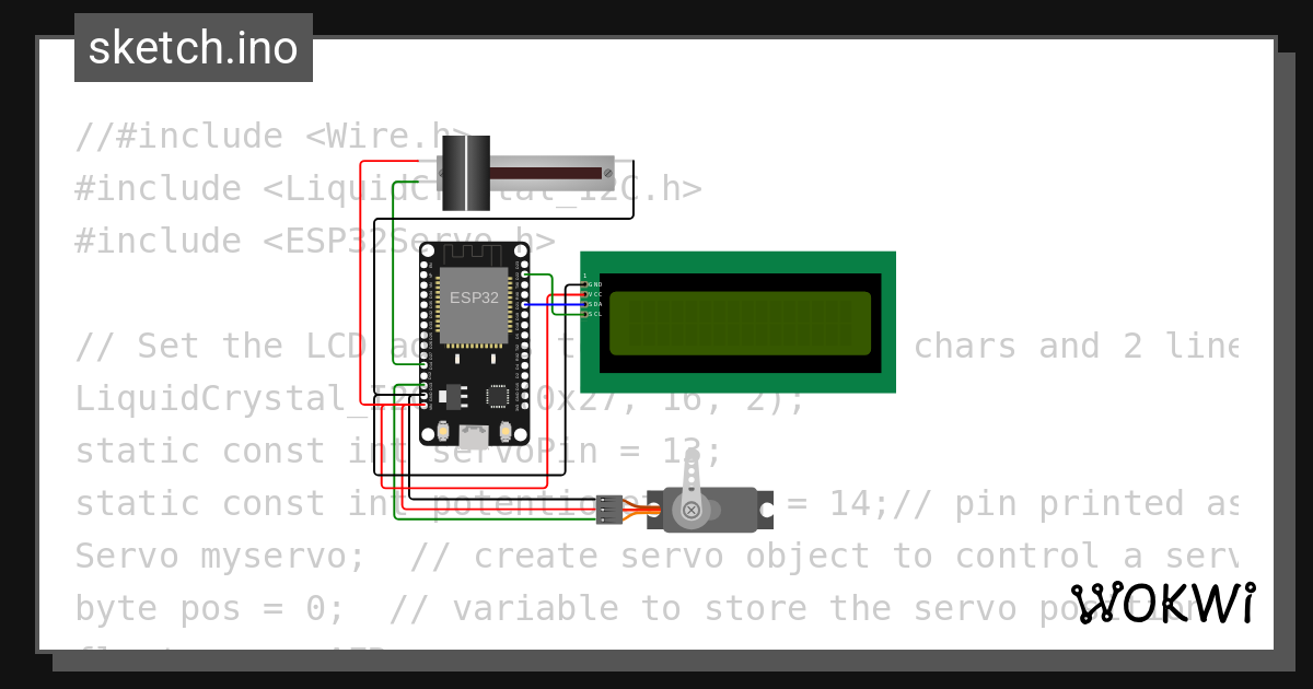 Servo Wokwi Esp32 Stm32 Arduino Simulator 3089