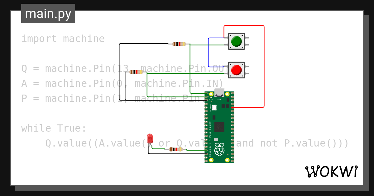 Arranque Y Paro Con Pulsadores Francisco Wokwi Esp32 Stm32 Arduino Simulator 0835