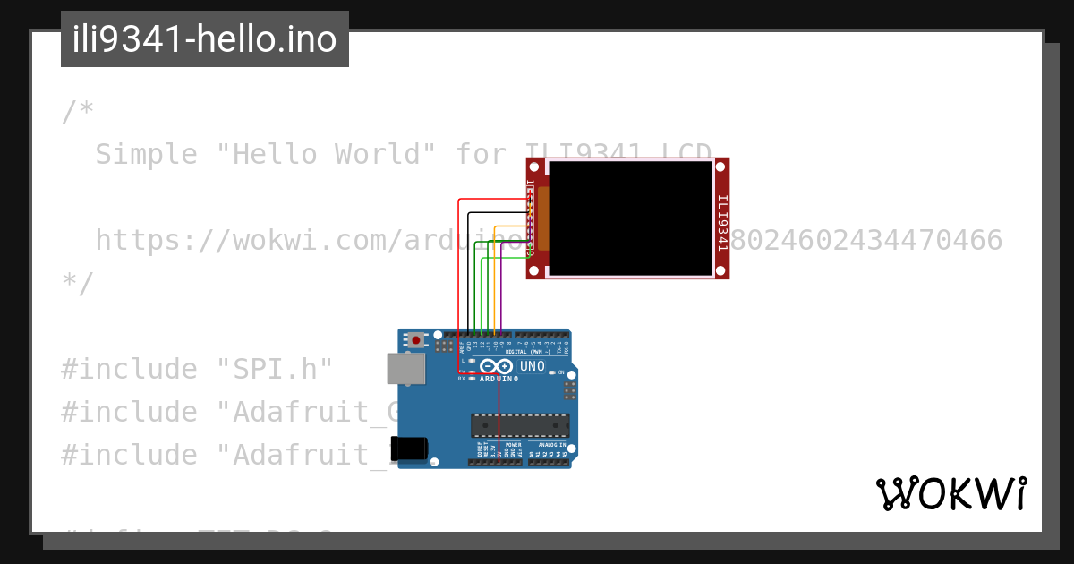 Ili9341 O Copy Wokwi Esp32 Stm32 Arduino Simulator