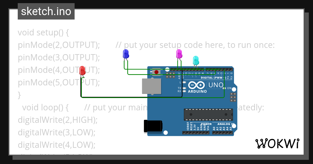 Azka Anggun Kartika Sari - Wokwi ESP32, STM32, Arduino Simulator