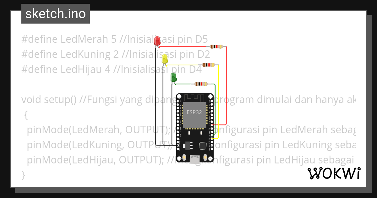 Simulasi 2 Wokwi Esp32 Stm32 Arduino Simulator 