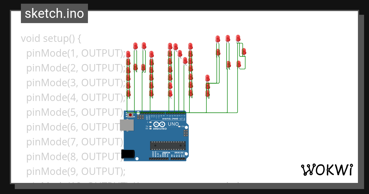 Runing Teks Wokwi Esp32 Stm32 Arduino Simulator 9219