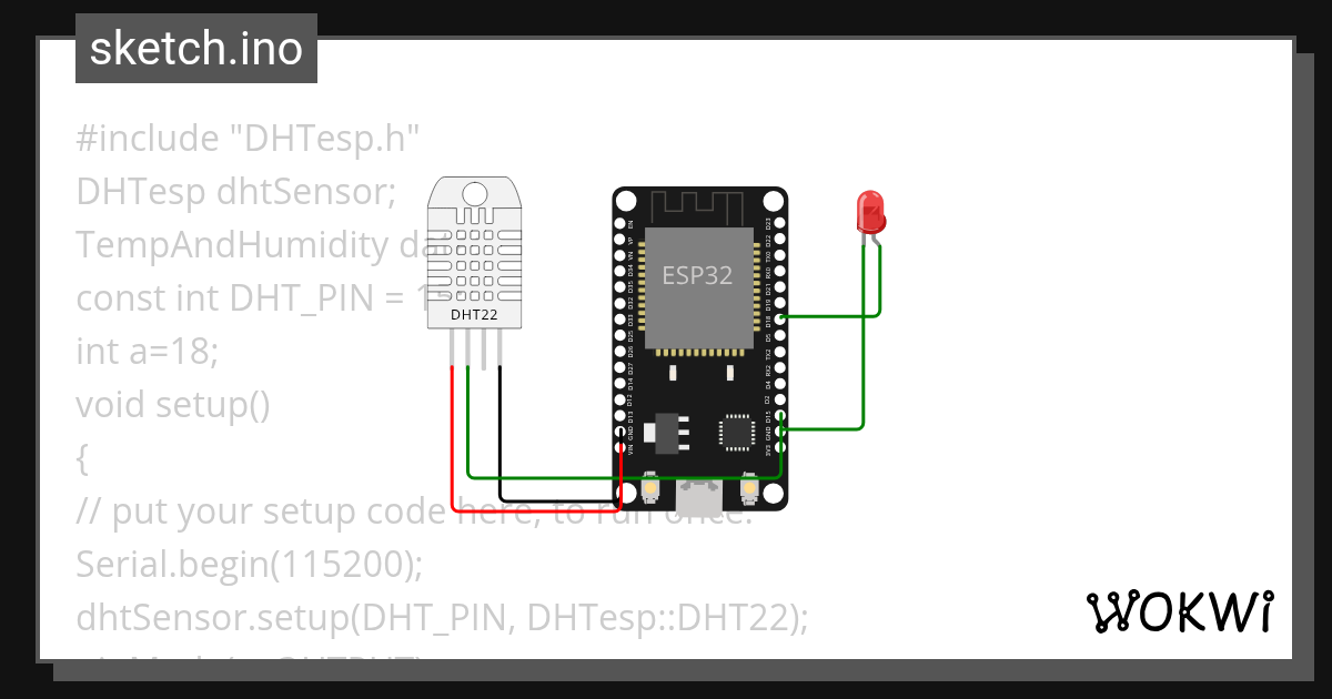 Dht Sensor Wokwi Esp32 Stm32 Arduino Simulator
