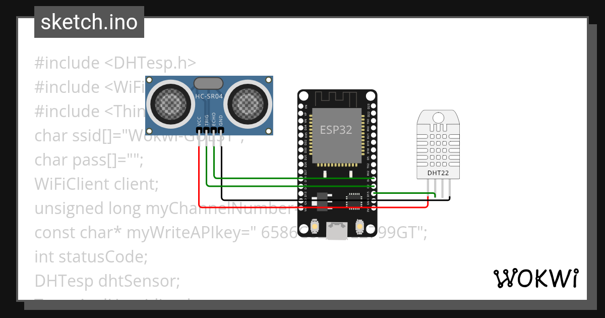 DhtSensor - Wokwi ESP32, STM32, Arduino Simulator