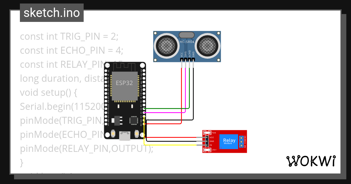 Priya Ultrasonic Copy Copy Wokwi Esp32 Stm32 Arduino Simulator 