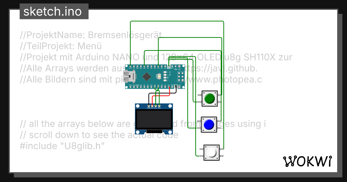Menü - Wokwi ESP32, STM32, Arduino Simulator