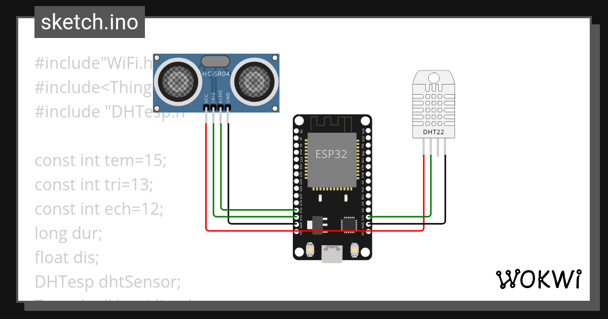 Krishna T ULTRA+DHT - Wokwi ESP32, STM32, Arduino Simulator