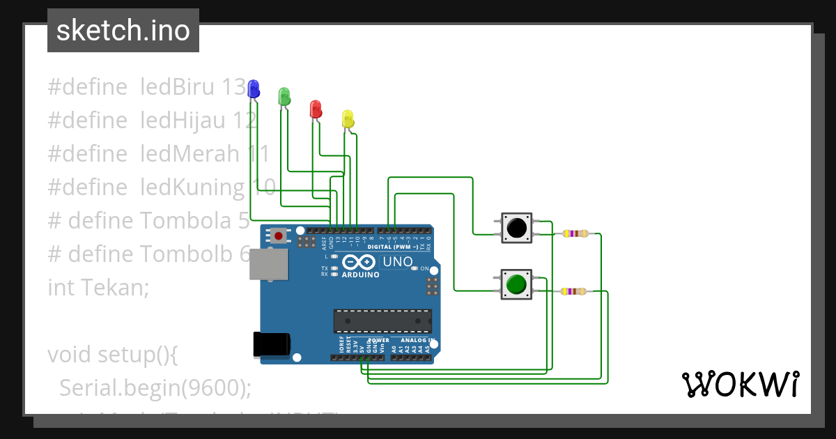 program 4 ard - Wokwi Arduino and ESP32 Simulator