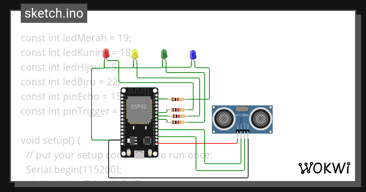 UTS No. 12_A3 - Andi Khaerun Nisa A. Abbas - Wokwi ESP32, STM32, Arduino Simulator