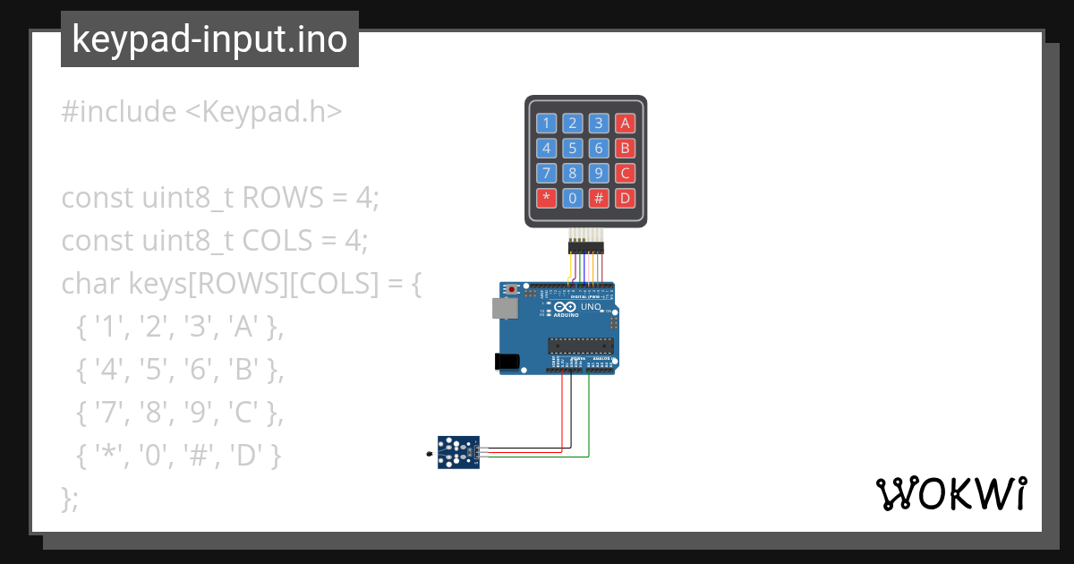keypad-input.ino Copy - Wokwi ESP32, STM32, Arduino Simulator