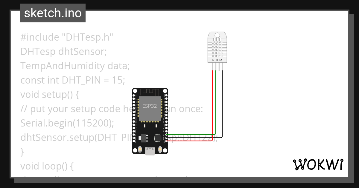dht - Wokwi ESP32, STM32, Arduino Simulator