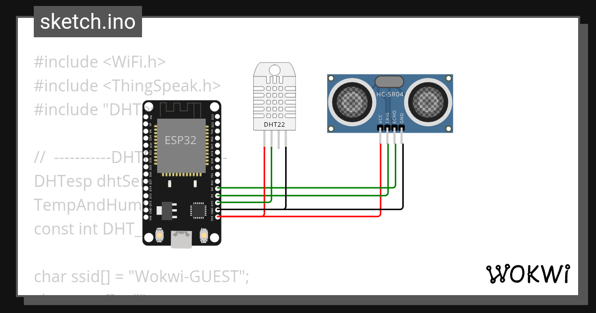 ex 6 - Wokwi ESP32, STM32, Arduino Simulator