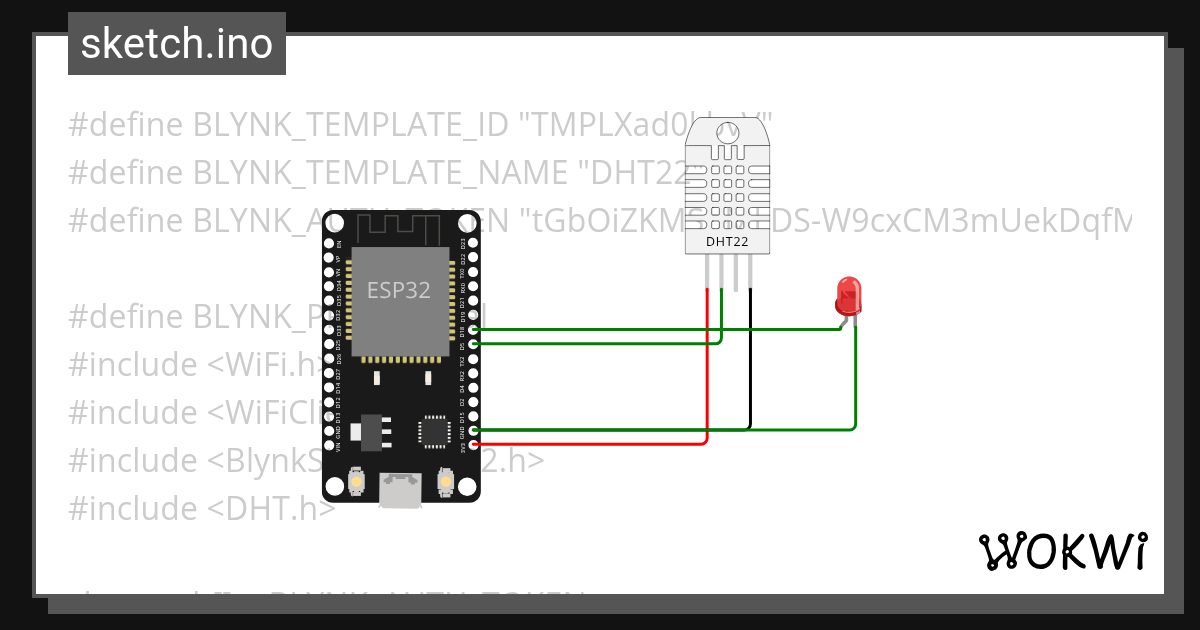 Kelembapan - Wokwi ESP32, STM32, Arduino Simulator
