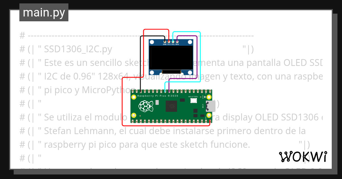 SSD1306_I2C.py Copy - Wokwi ESP32, STM32, Arduino Simulator