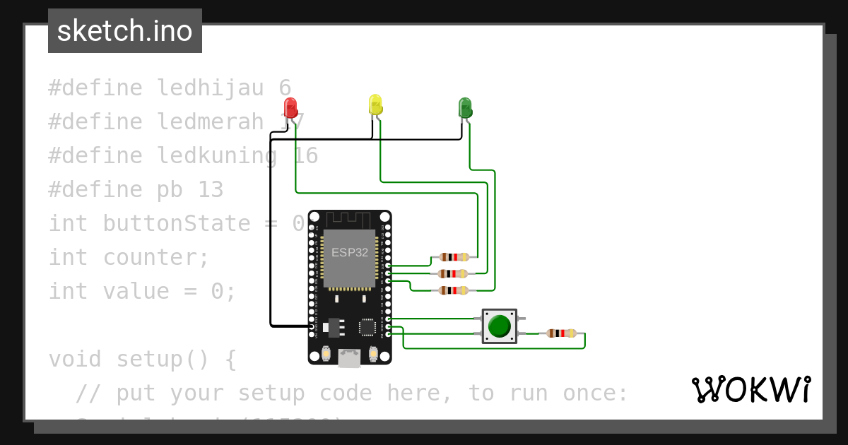 Uts 11 A10 Bela Try Mulyani Wokwi Esp32 Stm32 Arduino Simulator 6777