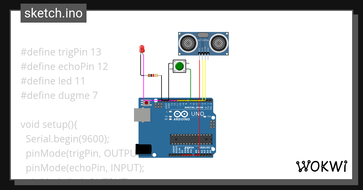 Dugme I Senzor Wokwi Esp32 Stm32 Arduino Simulator 7918