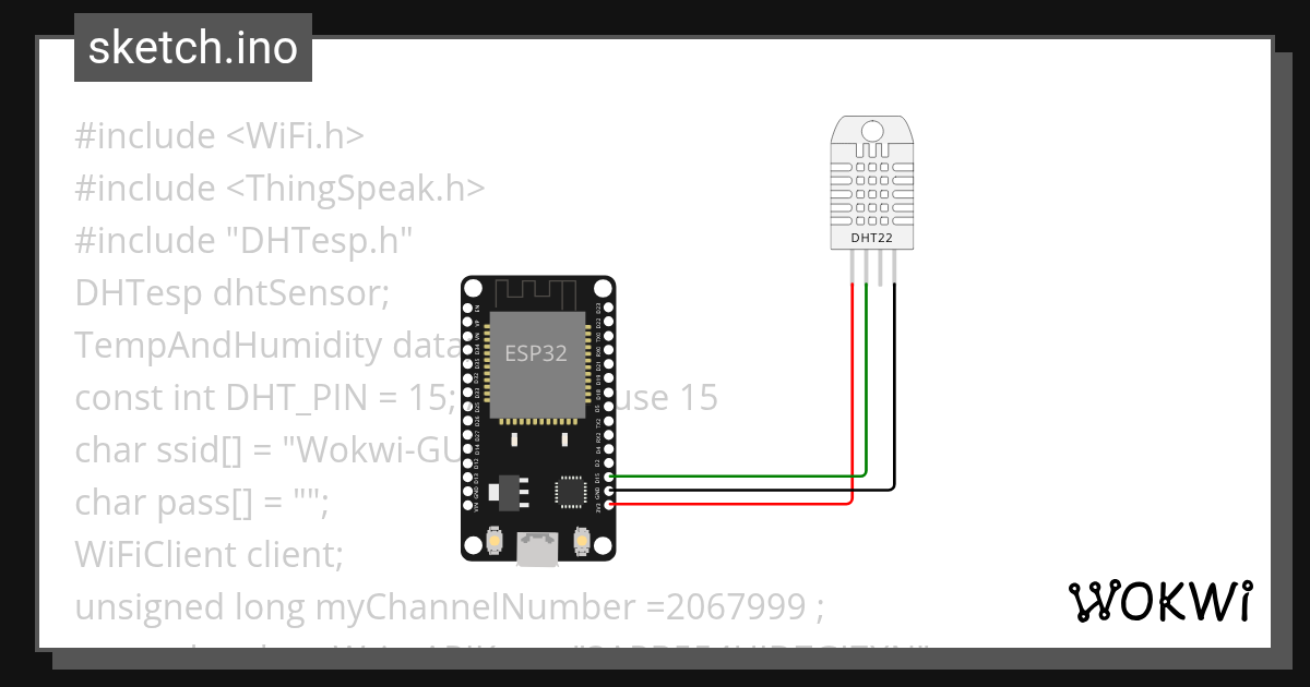 inrchannel temp humidity - Wokwi ESP32, STM32, Arduino Simulator