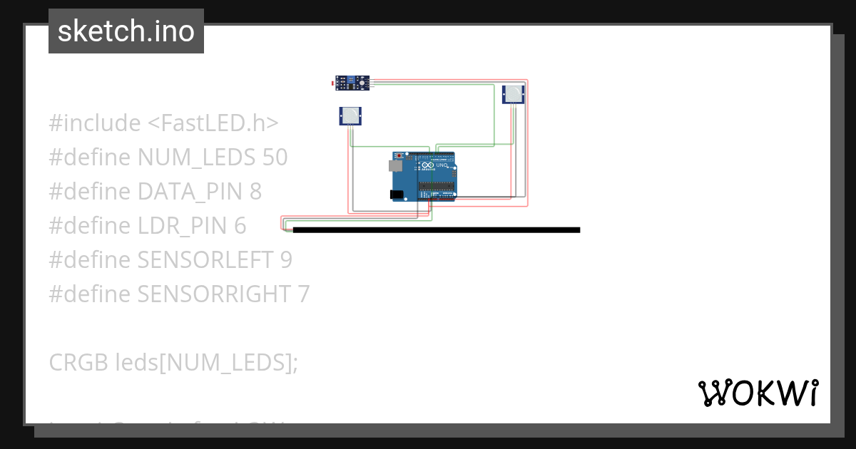 Escalier - Wokwi ESP32, STM32, Arduino Simulator
