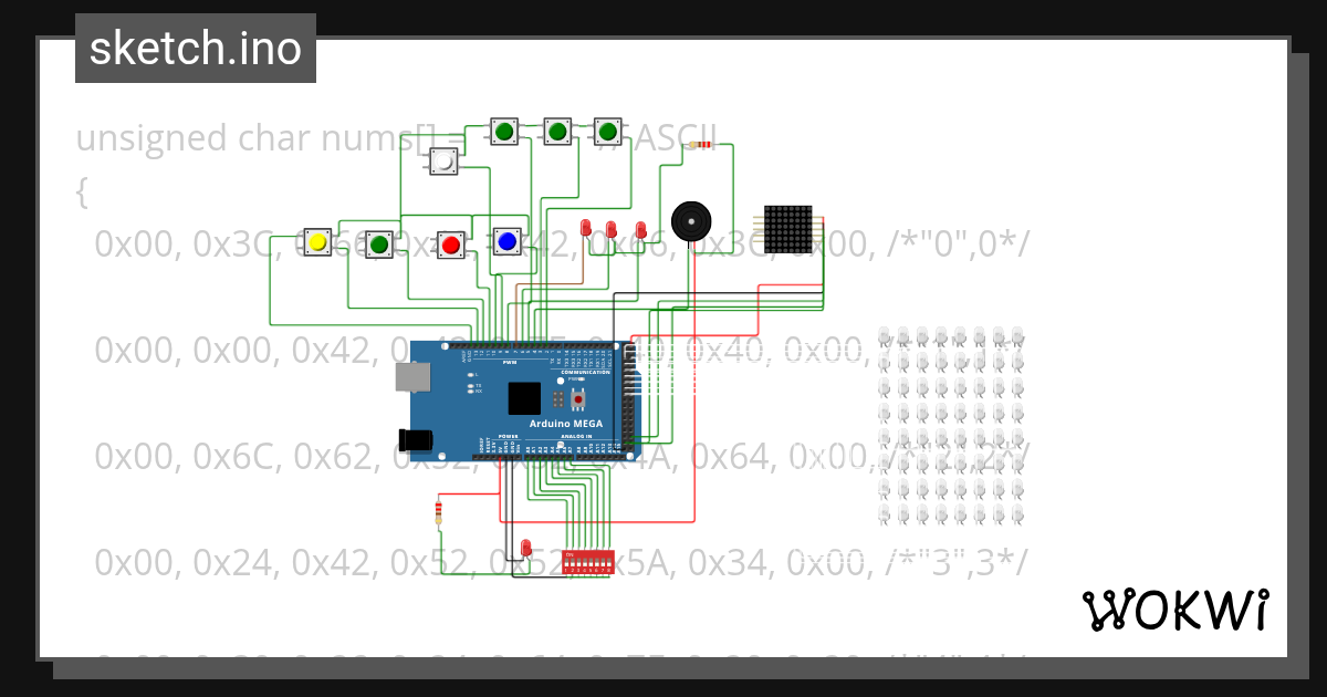 按钮控制灯_8 - Wokwi ESP32, STM32, Arduino Simulator