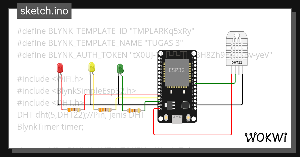 tugas 2 - Wokwi ESP32, STM32, Arduino Simulator